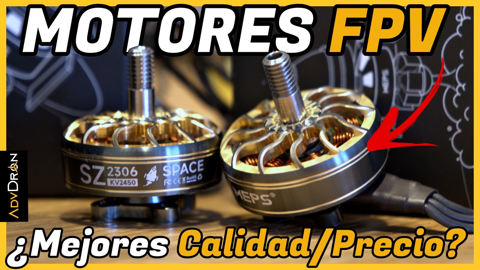 MEPS 2306 - 2450 kv ¿Los Mejores MOTORES de DRON FPV Calidad precio ...